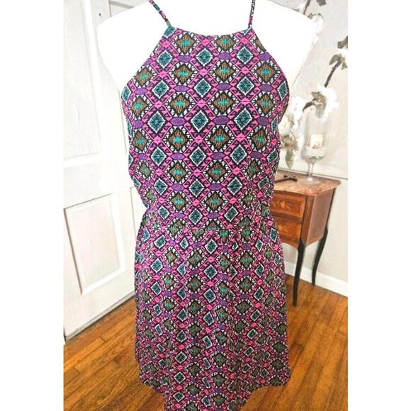Socialite | Dresses | Socialite Bohemianstyle Tank Dress In Vibrant ...